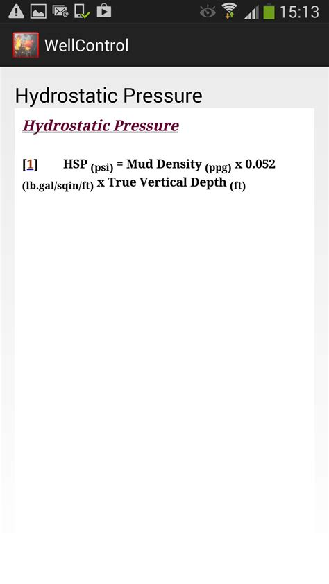 Well Control Formulas Latest Version 10 For Android