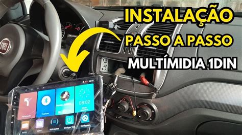 COMO INSTALAR MULTIMIDIA 1DIN DE 9 POLEGADAS NO SEU CARRO PASSO A PASSO YouTube