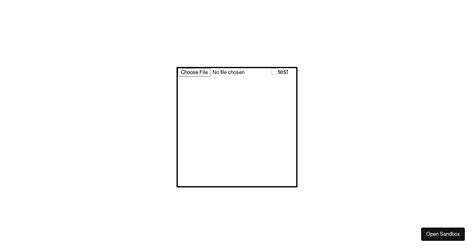 Upload Js Examples Codesandbox