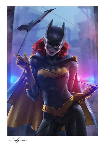DC Comics Batgirl Art Print Jeehyung Lee Figurky a sošky Fate Gate