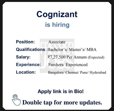 Shruti Sangale On Linkedin Cognizant Is Hiring For Freshers