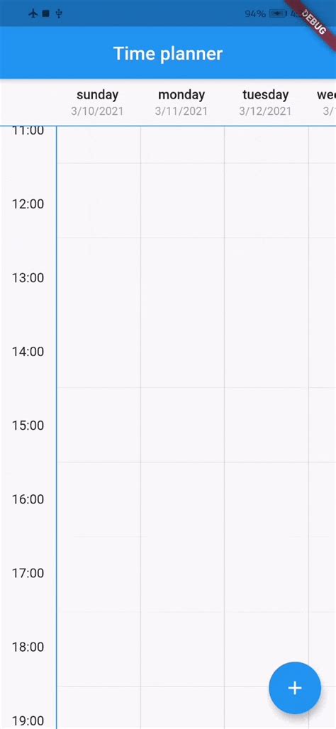 A Beautiful And Customizable Time Planner For Flutter