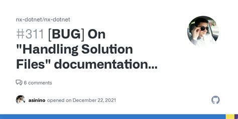 [bug] on handling solution files documentation page nx json example