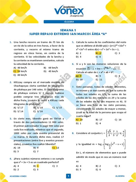 Al S1 Algebra Pdf Matemática Elemental