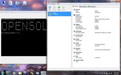 Opensolaris In Virtualbox Unixlinux Journal
