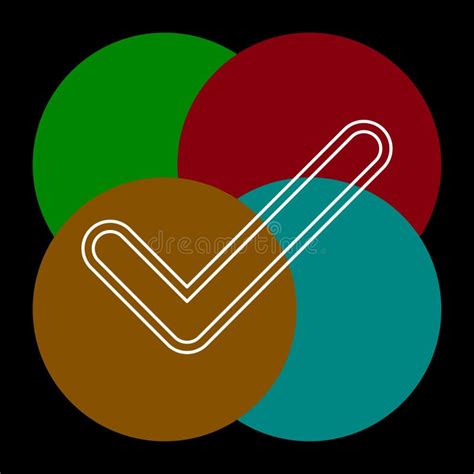 Best Tigen Sie Oder Anerkanntes Symbol H Kchen Vektor Abbildung