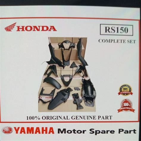Rs150 V1 Inner Cover Set Original Honda K56 100 Shopee Malaysia