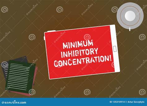 Handwriting Text Writing Minimum Inhibitory Concentration Concept Meaning Lowest Concentration