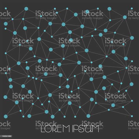 分子和通信與連接的點和線設計和文本的圖形背景向量例證向量圖形及更多互聯網圖片 互聯網 分子 分子結構 Istock