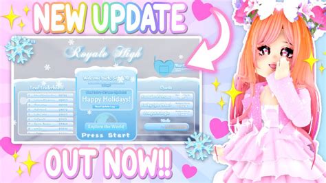 NEW UPDATE OUT NOW New Snowflake Intro Screen Royale High Tea Spill
