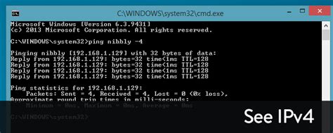 Ping Returns Ipv6 Address Ping Ipv4 In Command Prompt Theitbros Networking