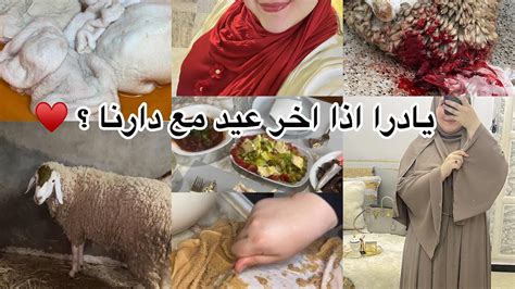 اجواء عيد لكبير🐏بين ذبيحة🔪عاونت ماما يد بيد؟🌺كلش بالطبع👌🏻وقت الصح💪