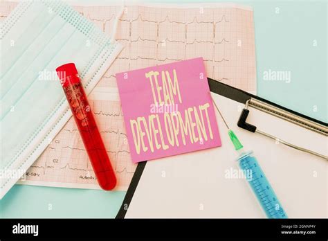 conceptual display team development conceptual photo learn why and how