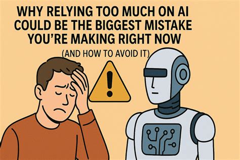 Why Relying Too Much On Ai Could Be The Biggest Mistake Youre Making Right Now And How To