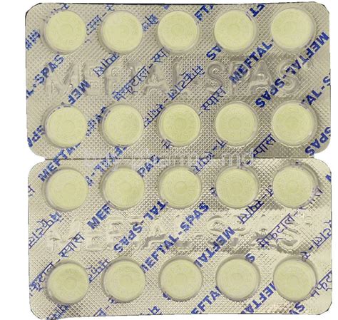 Buy Meftal Spas 10 S Tablet Online Best Price