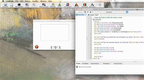 Livecode Animating A Field Youtube