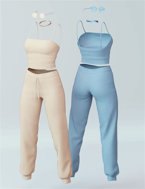 DForce Midday Outfit For Genesis Female S Daz D