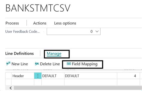 How To Define A Csv File To Import Bank Statement Information In