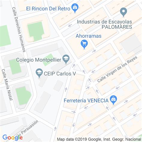 Código Postal calle Virgen Del Rocio en Madrid Codigopostalde es