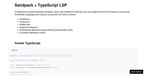 Ts Vfs Codesandbox