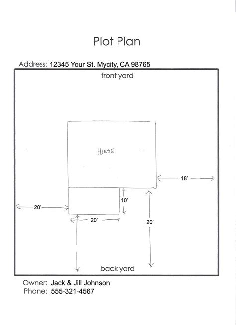 Plot Plan Alumawood