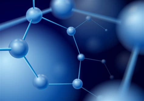 Premium Vector Image Of A Small Molecular Structure With A Sphere On