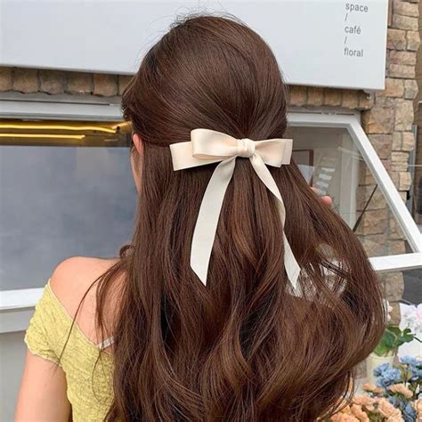 포스티 키라 새틴 미니핀 단발머리핀 긴머리 옆머리 리본핀