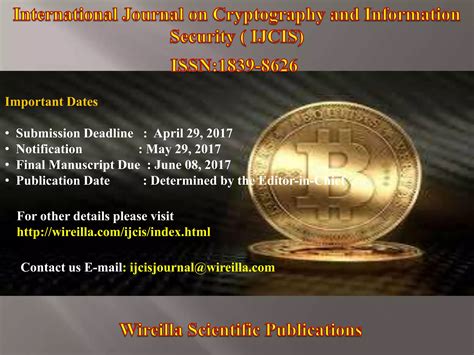 International Journal On Cryptography And Information Security Ijcis Ppt