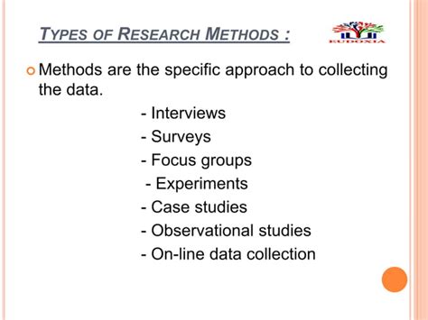 Research Methods And Methodology Ppt