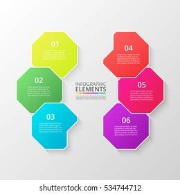 Six Pieces Puzzle Hexagonal Diagram Hexagon Stock Vector Royalty Free 1410303968