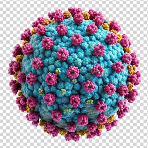 Estructura Del Virus Del Papiloma Humano Hpv Tipo 16 Aislada Sobre Un