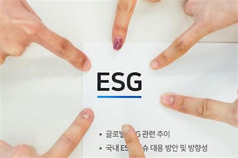 그린워싱 더는 안 속는다esg 평가 가이드라인 구축 아주경제