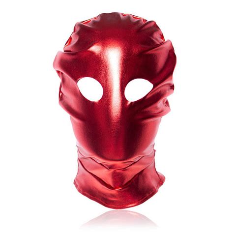 Красная маска с прорезями недорого в интим магазине New Sex срочная доставка