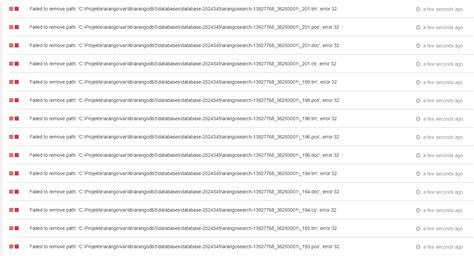 Error Libiresearch Failed To Remove Path · Issue 12628 · Arangodb