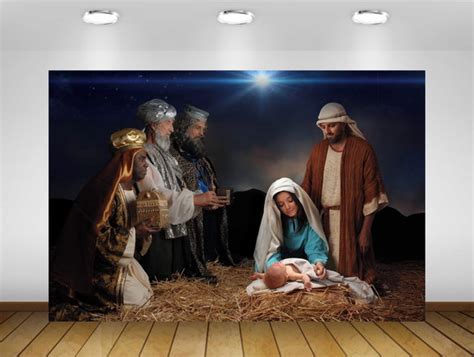 Painel de Presépio 1 50x1m Impressão Lona Elo7