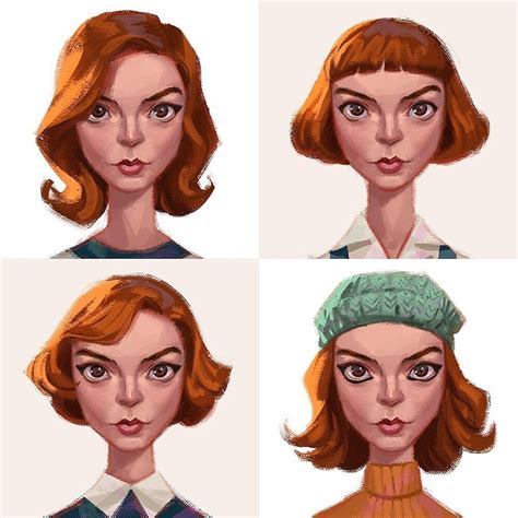 Numerosos Ilustradores Se Inspiran Con Beth Harmon La Reina Del