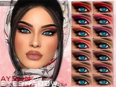 MagicHand S Aysun Eyeshadow N24 Patreon Sims 4 Cc Makeup Sims