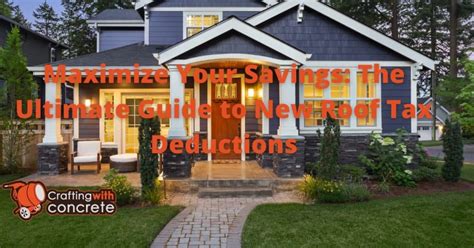 New Roof Tax Deductions Ultimate Savings Guide