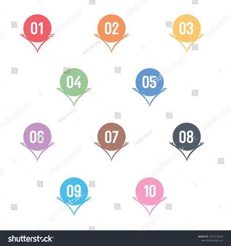 Numbers Bullet Point Can Use Presentation 스톡 벡터로열티 프리 1501315544