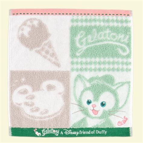 🌟東京海洋迪士尼tdr🌟duffy Shelliemay Gelatoni Stellalou Cookieann Olumel 手巾