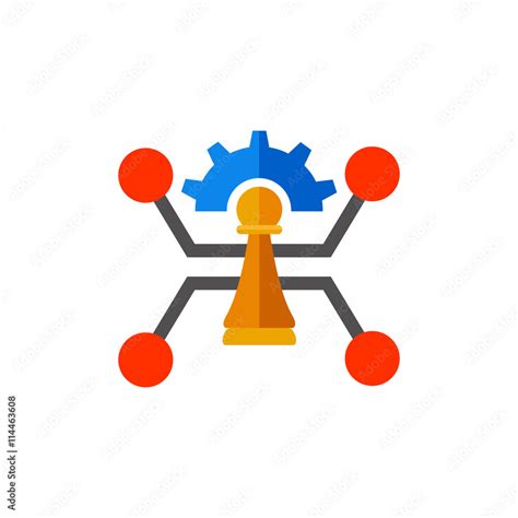 Strategic Management Concept Icon Stock Vector Adobe Stock