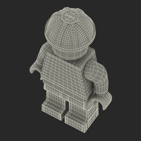 Lego Man Builder D Model Ds C D Fbx Ma Obj Max Free D