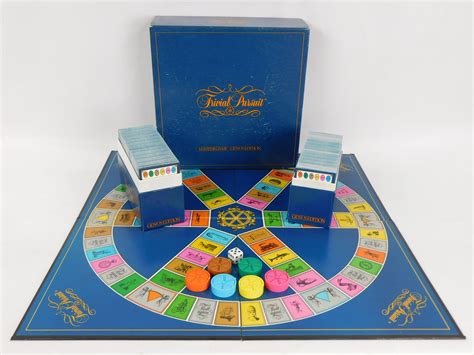 Trivial Pursuit Board Game 1981 Master Game Genus Edition Etsy México