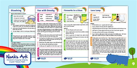 Free Simple Science Experiments Activity Pack Twinkl