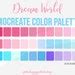 Pink Procreate Color Palette Procreate Swatches Cute Procreate Color Palette Dreamy