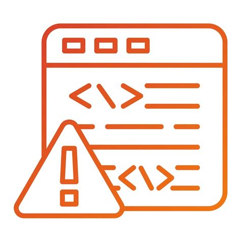 Premium Vector Vector Design Code Error Icon Style
