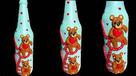 Glass Bottle Art Anniversary T Ideas Valentinesday Craft Handmade