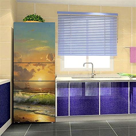 Kelai And Craft Art Decor 3d Door Fridge Stickers Wall Mural Self