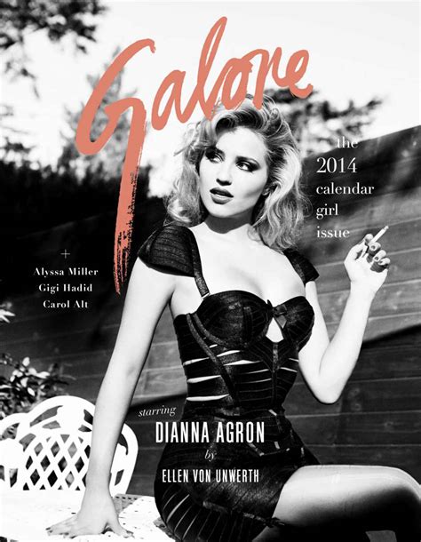 Dianna Agron Photoshoot For GALORE Magazine Celebsla Com
