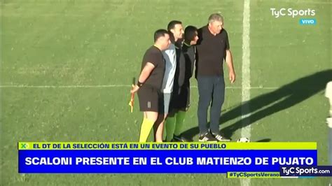 Locura Por Scaloni En Pujato